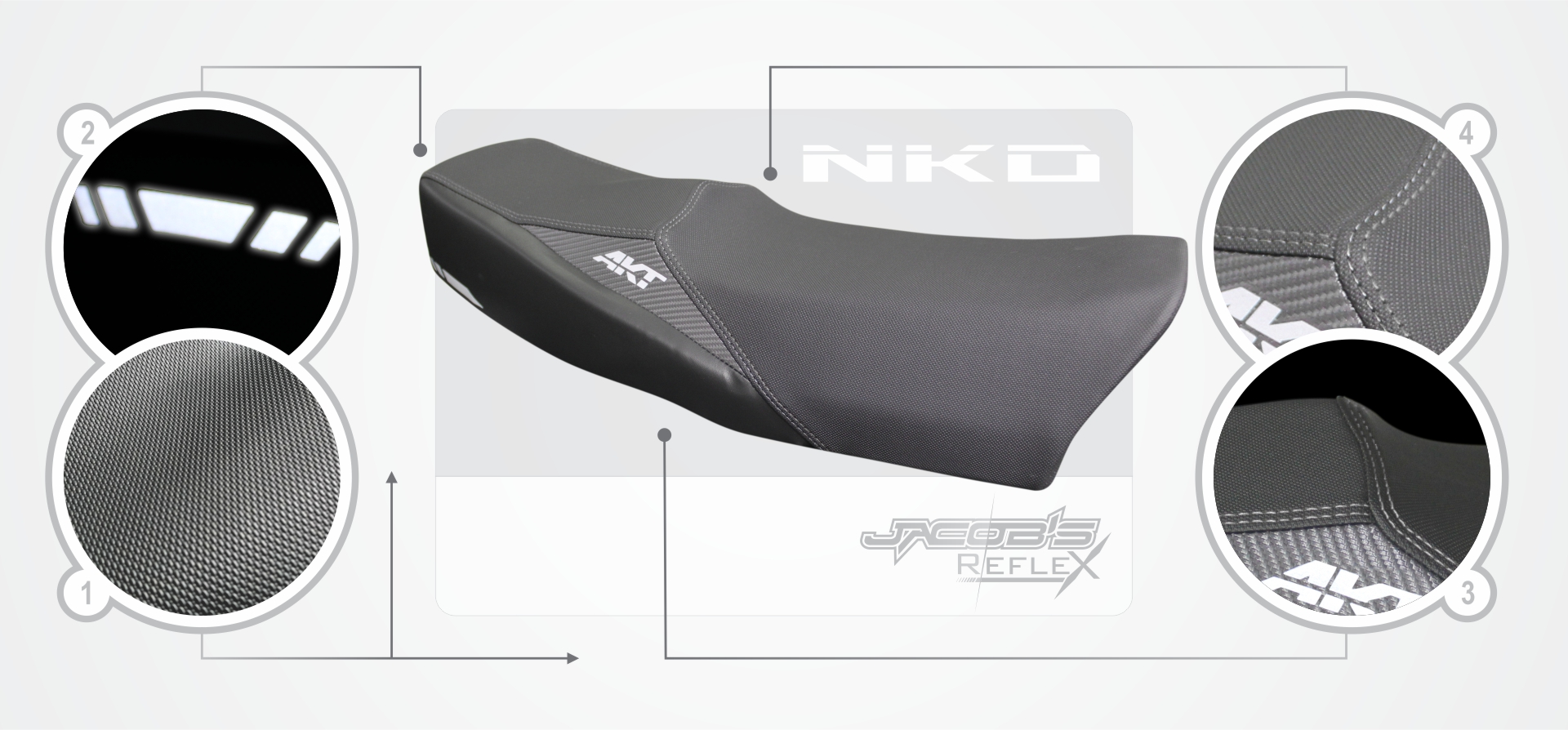 Kit Reflex AKT NKD 125 – Jacobs Products